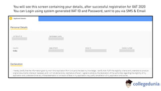 XAT 2020 Registration | PPT