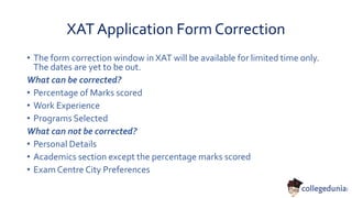 XAT Registration 2018 | PPT
