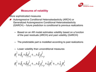 Xavier Cirera: Measuring volatility and its impact | PPTX
