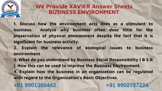 XAVIER - Business Environment - 2 - XAVIER EMBA CASE STUDY PAPERS.pdf