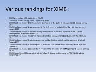 Xavier institute of management, bhubaneswar | PPT