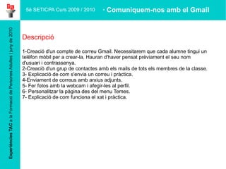 Comuniquem-nos amb Gmail | ODP