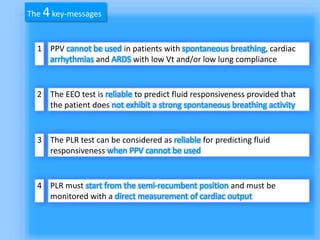 Assessment of fluid responsiveness Beyond PPV | PPTX | Heart and ...