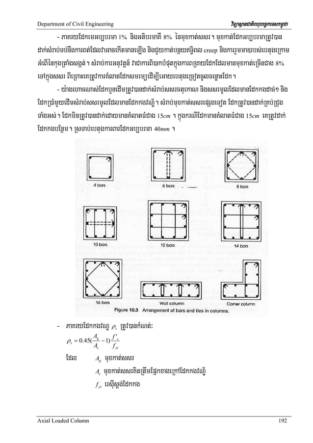 X axial loaded column | PDF