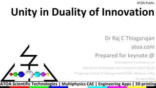 Unity in innovation duality for Engineering Innovations | PPT