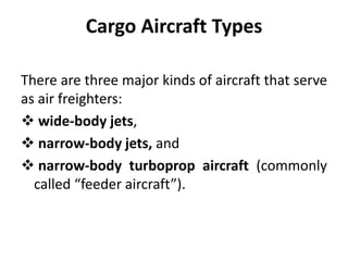 Air cargo overview ppt | PPTX
