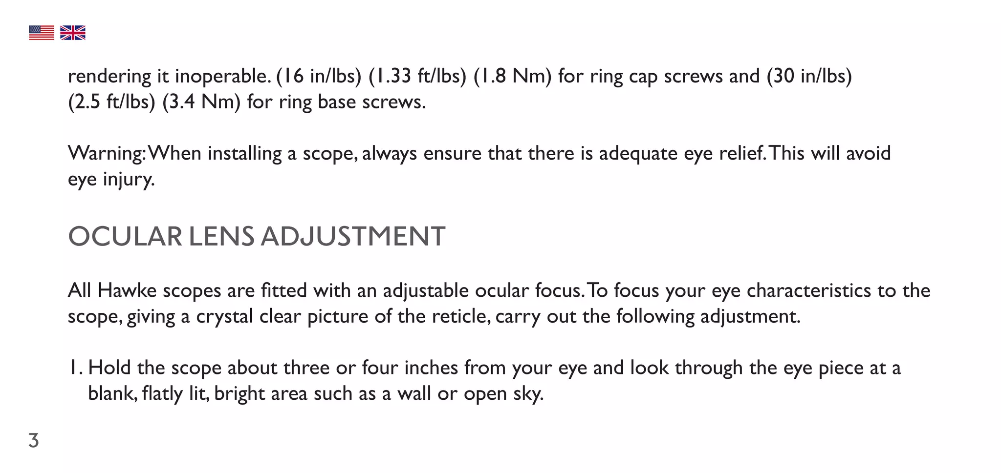 Instruction manual | Hawke XB30 Pro | Optics Trade | PDF