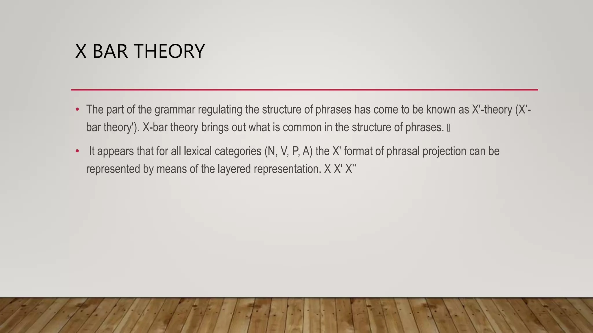 X bar Syntax.pptx | Free Download