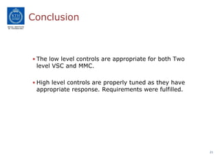 Generic VSC and Low Level Switching Control Models for Offline Simulation of VSC-HVDC Systems | PPTX