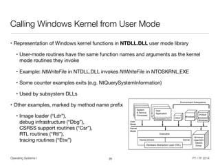 Operating Systems 1 (4/12) - Architectures (Windows) | PDF | Operating ...