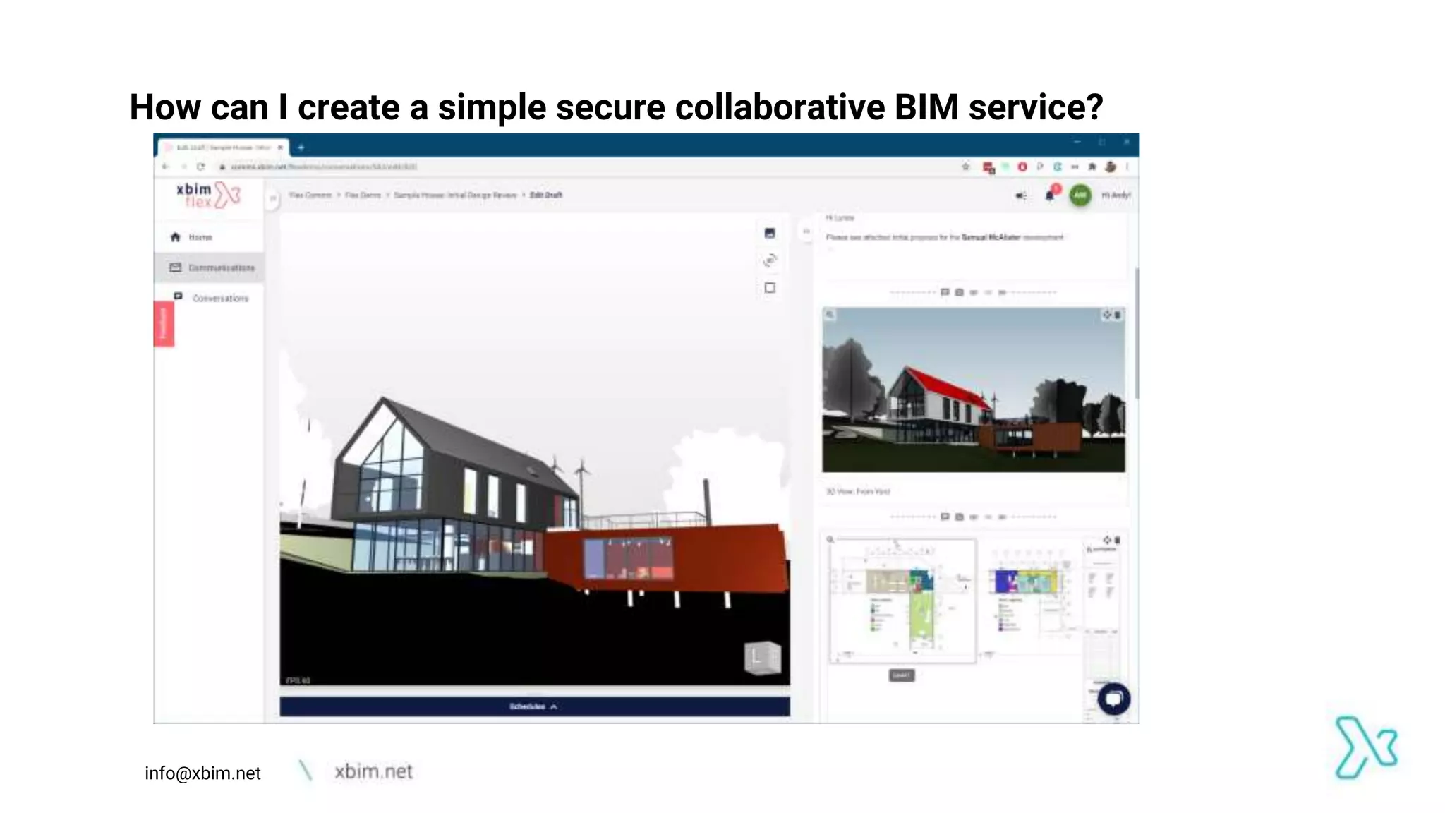 xbim Flex: taking the xbim toolkit into the cloud | PPTX