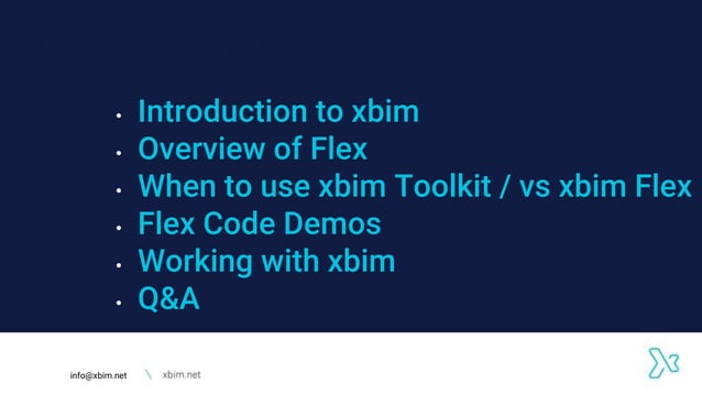 xbim Flex: taking the xbim toolkit into the cloud | PPTX