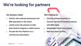 xbim Flex: taking the xbim toolkit into the cloud | PPTX