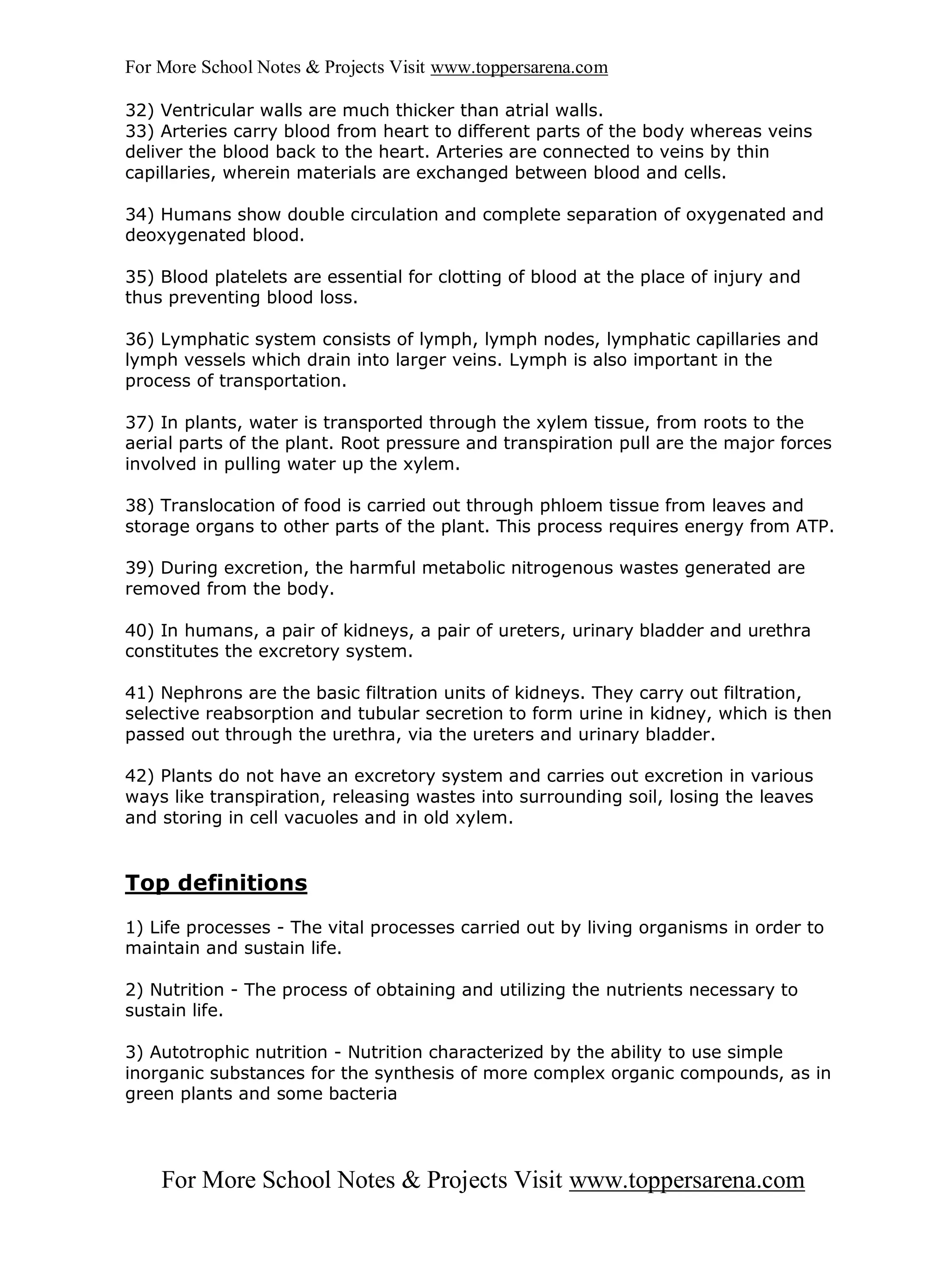 X biology full notes chapter 1 | PDF