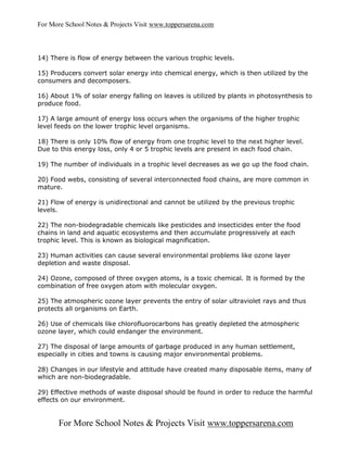 X biology full notes chapter 4 | PDF