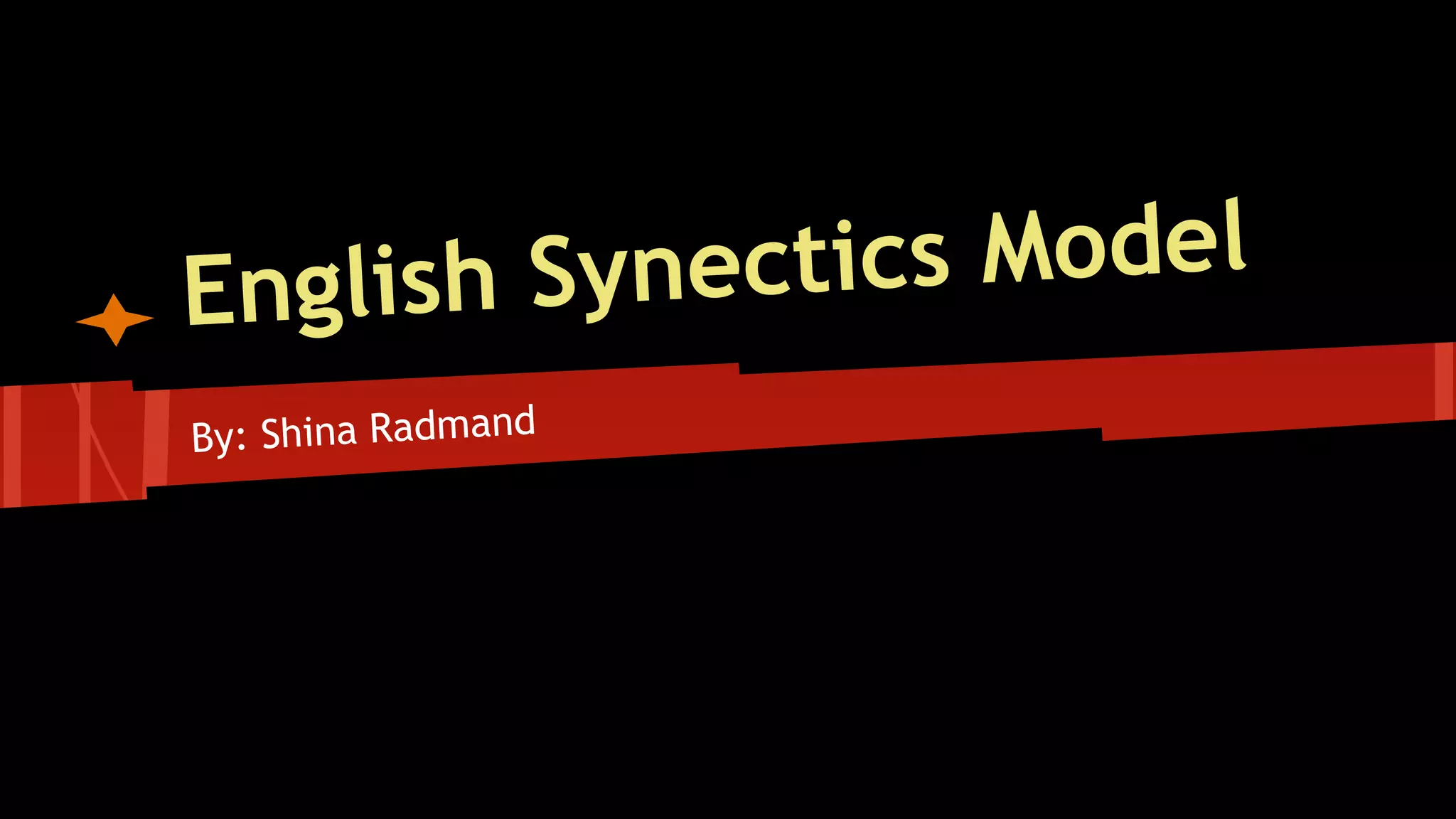 English synectics model | PPTX