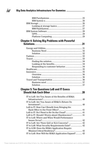 Big Data Analytics Infrastructure for Dummies | PDF