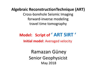 example of crossborehole tomography | PPT
