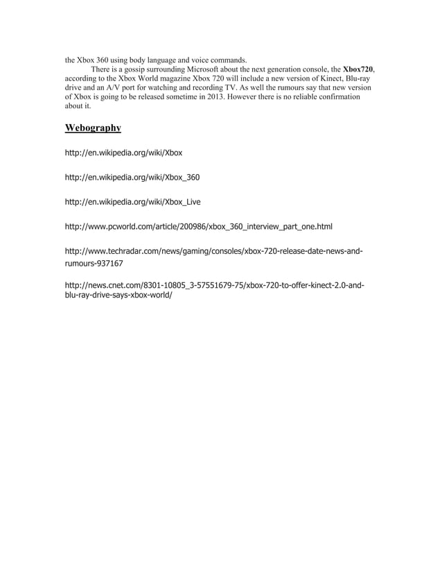 Xbox | PDF