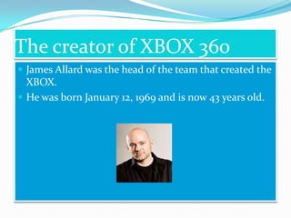 Xbox 360 | PPTX | Home Entertainment Systems | Consumer Electronics