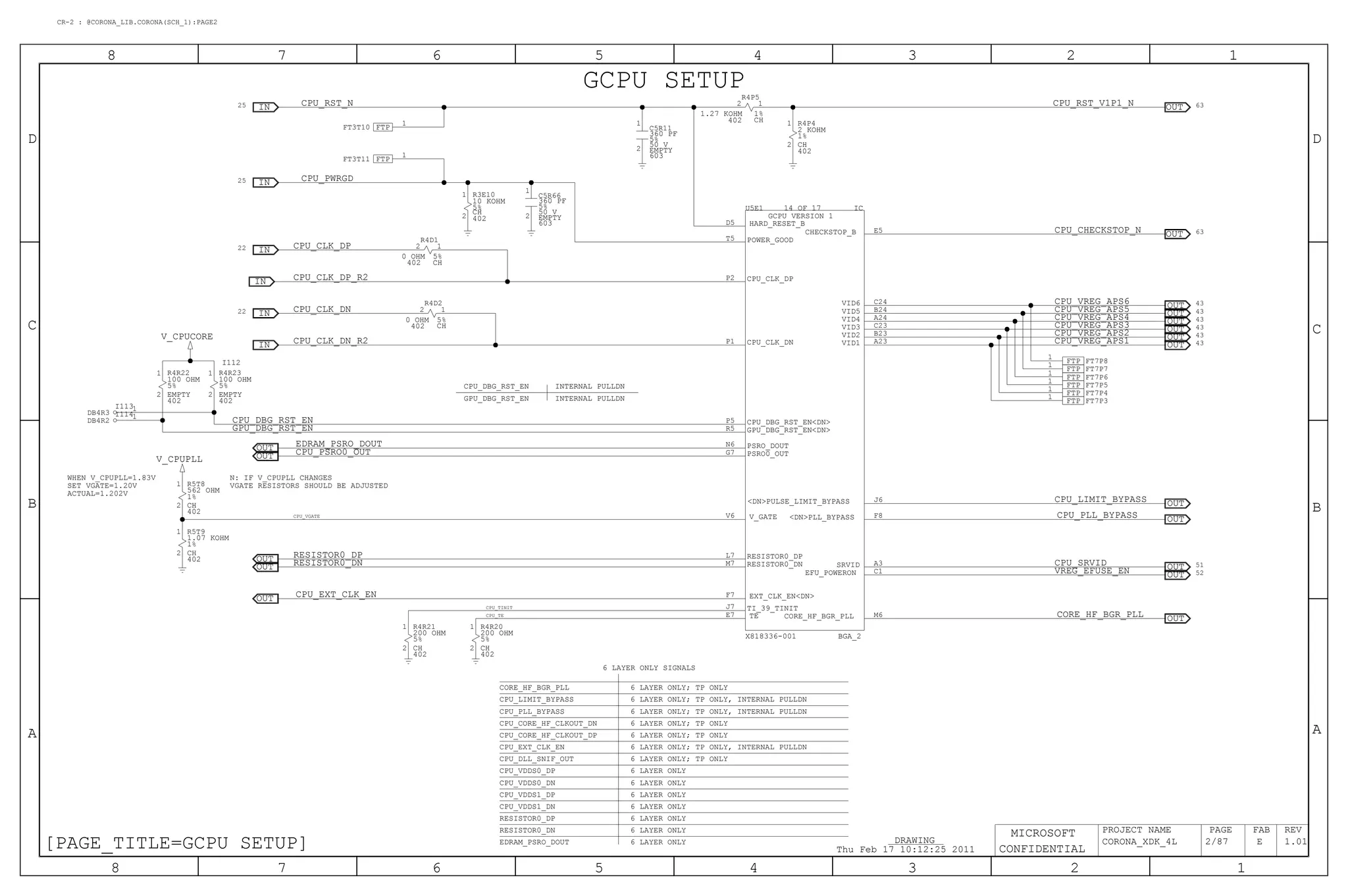 Xbox 360 Corona Schematic Motherboard Repair | PDF