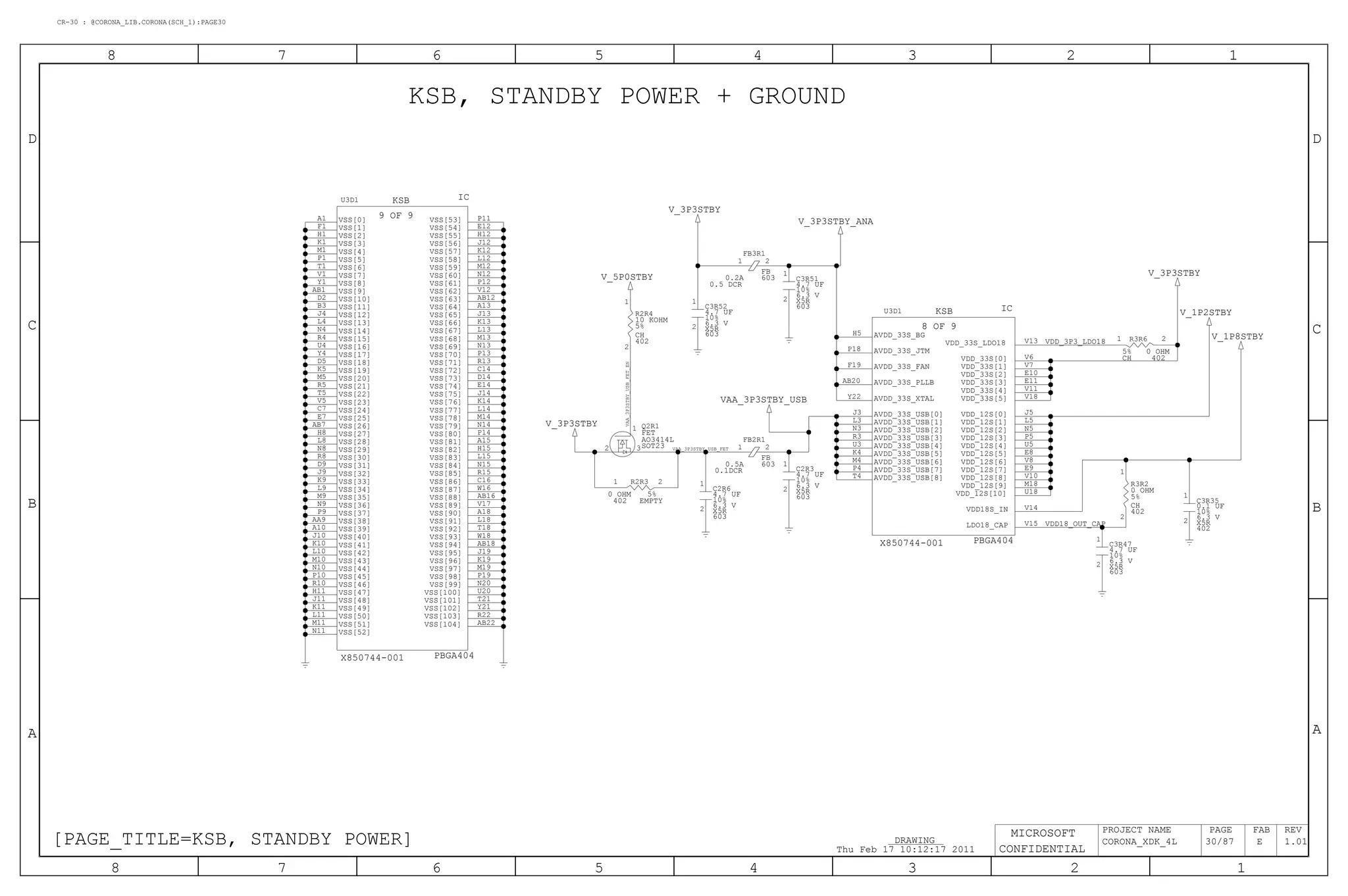 Xbox 360 Corona Schematic Motherboard Repair | PDF