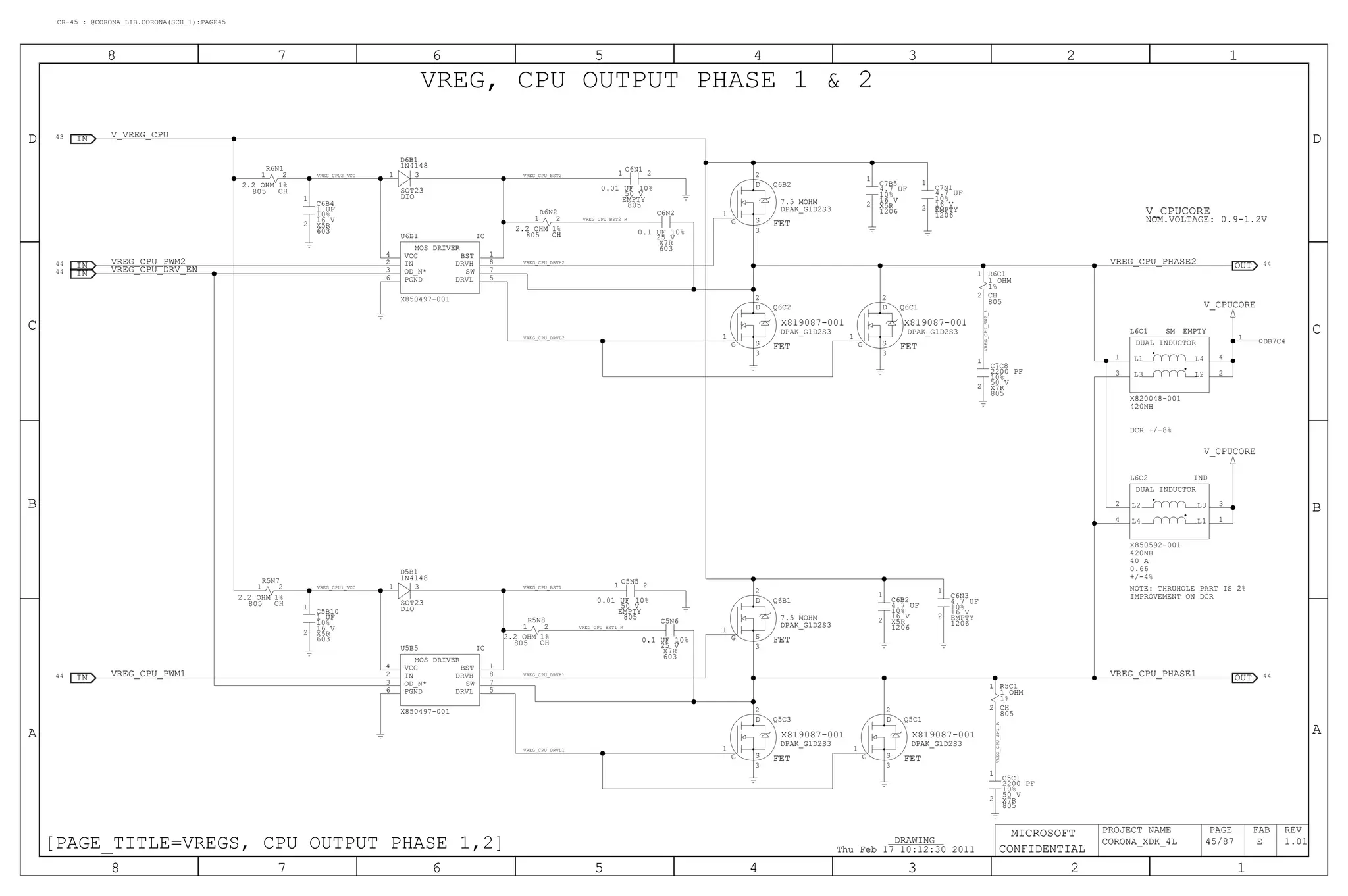 Xbox 360 Corona Schematic Motherboard Repair | PDF