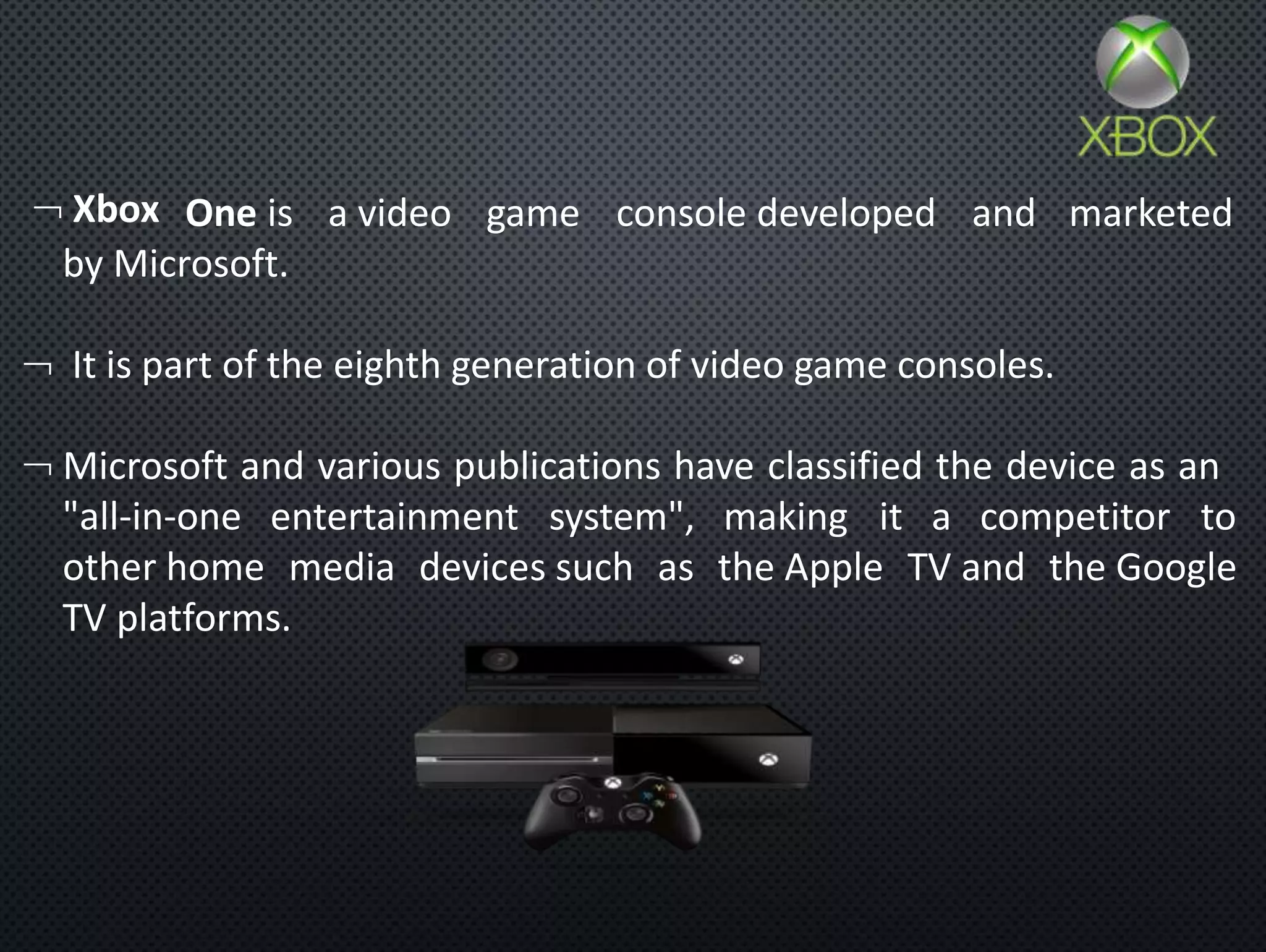 XBOX 360 readymade ppt | PPTX | Home Entertainment Systems | Consumer Electronics