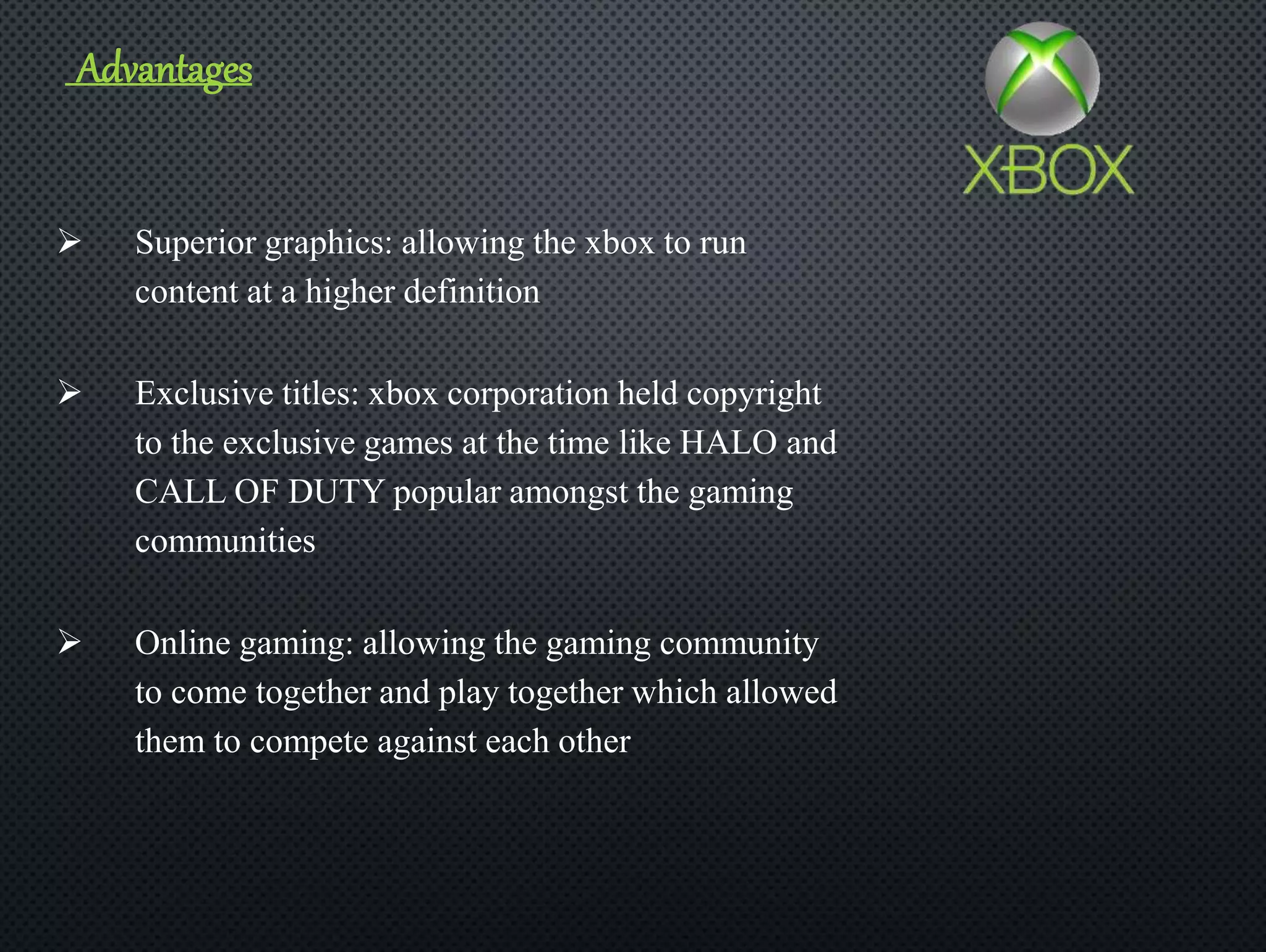 XBOX 360 readymade ppt | PPTX | Home Entertainment Systems | Consumer Electronics