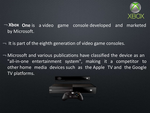 XBOX 360 readymade ppt | PPTX | Home Entertainment Systems | Consumer Electronics