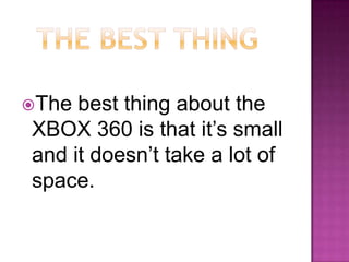 Xbox 360 powerpoint | PPTX