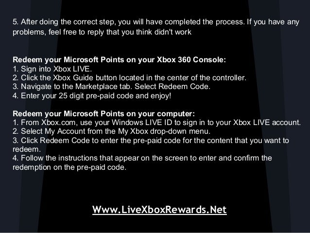 How to Get Free Xbox Live 8000 Microsoft Points Redeem Code!!
