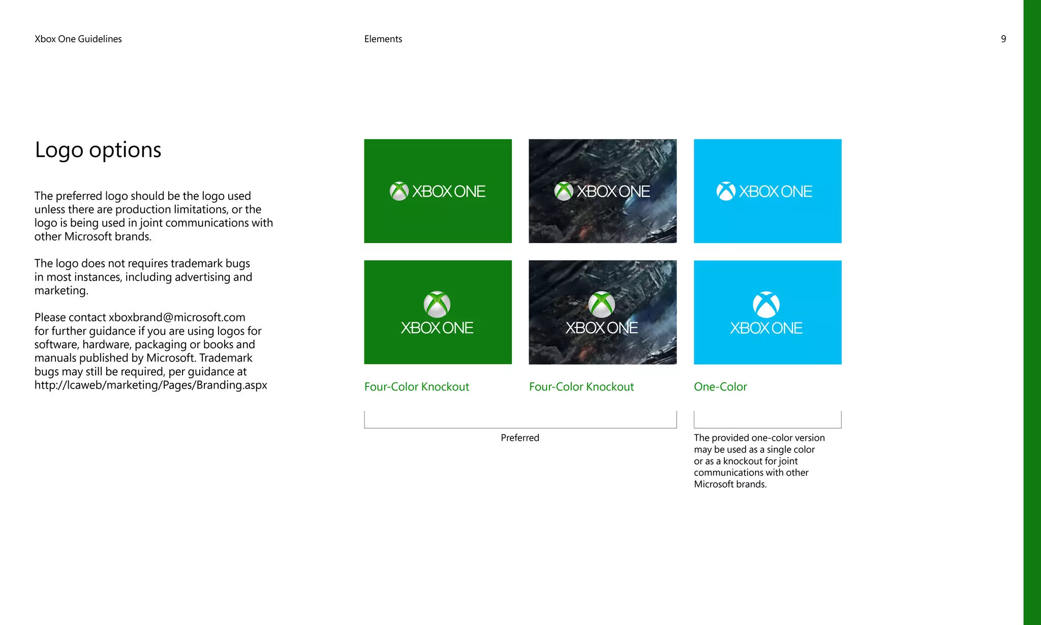 Manual de Construcción de Marca de Xbox One | PDF
