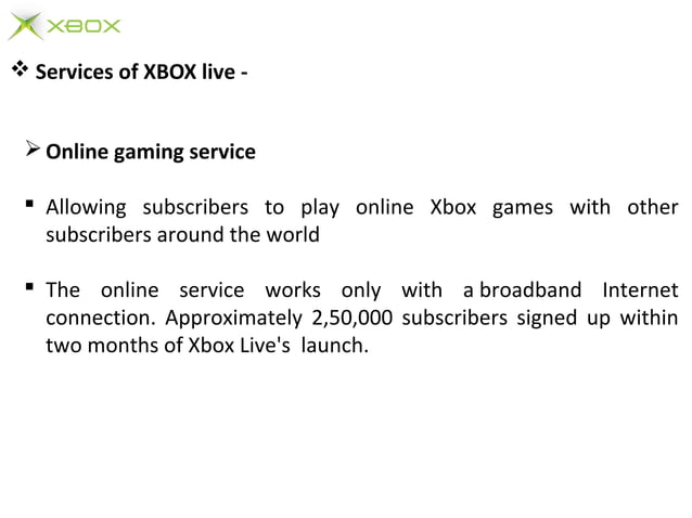 Xbox system ppt | PPT