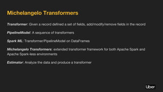 2019 Slides - Michelangelo Palette: A Feature Engineering Platform at Uber | PDF