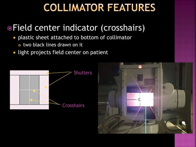 Collimators: Control the size and shape of the X-ray beam by limiting devices | PPTX ...