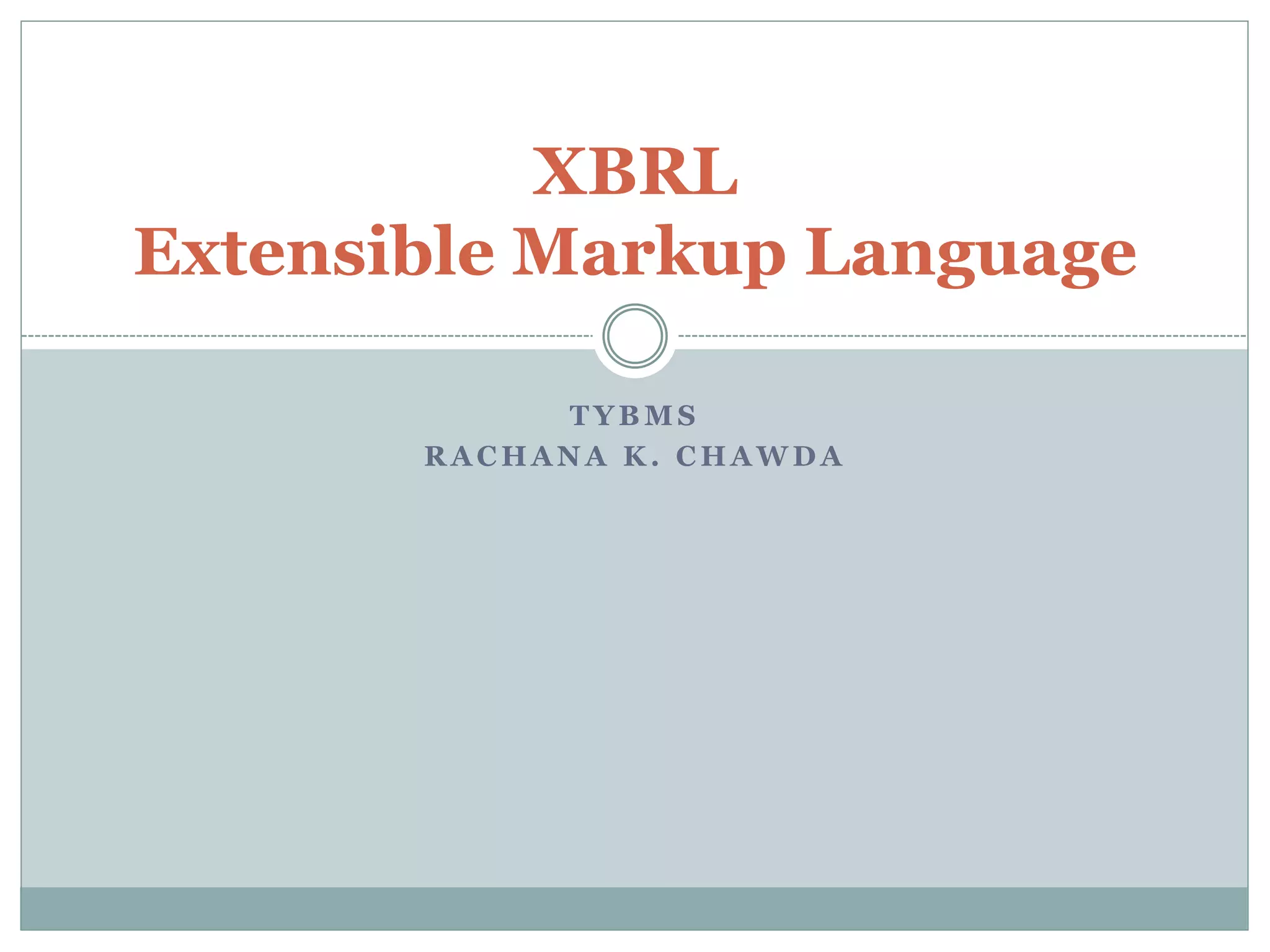 XBRL | PPT