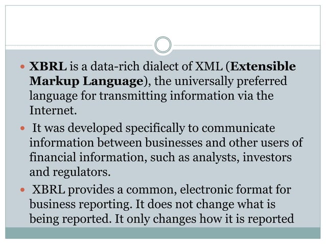 XBRL | PPT