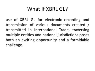 xbrl gl for transactions | PPTX