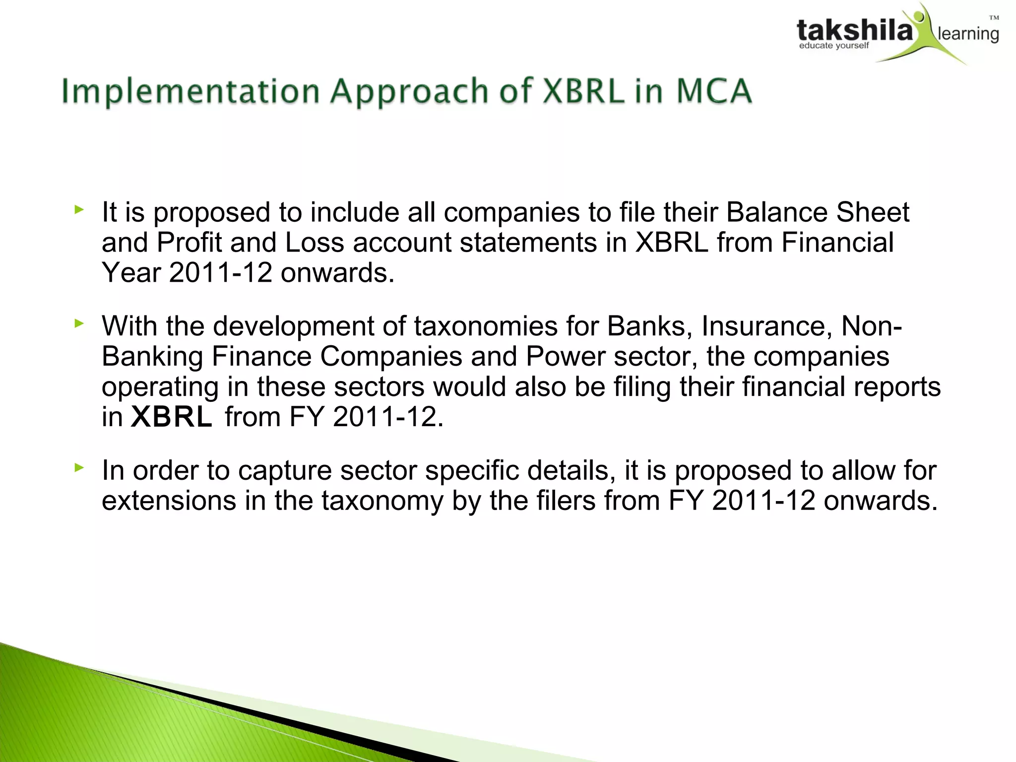 Xbrl Training Session | PPT | Business Banking & Finance | Business