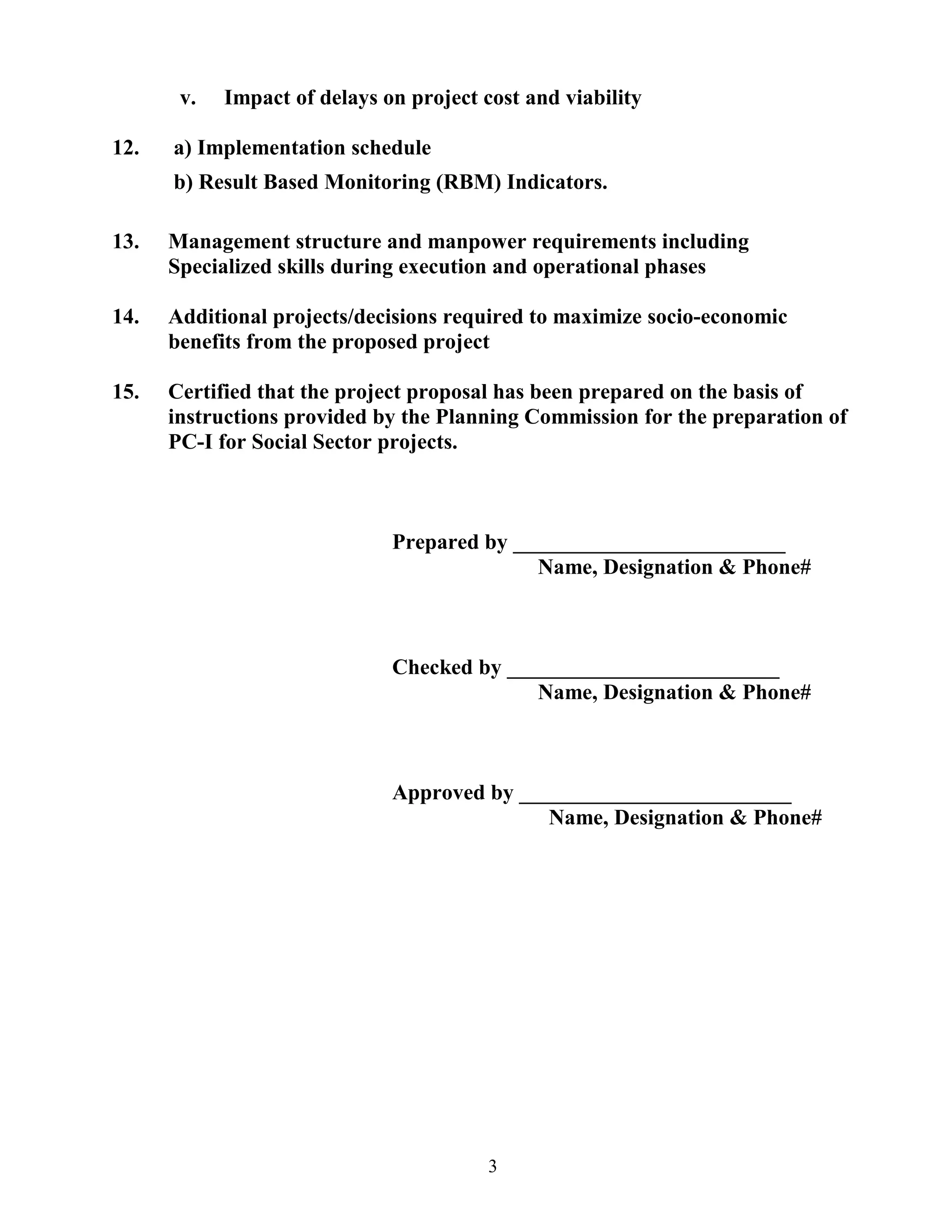 Pc i (social sector) | DOC