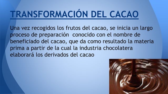 PROCESO PRODUCTIVO DEL CHOCOLATE | PPTX