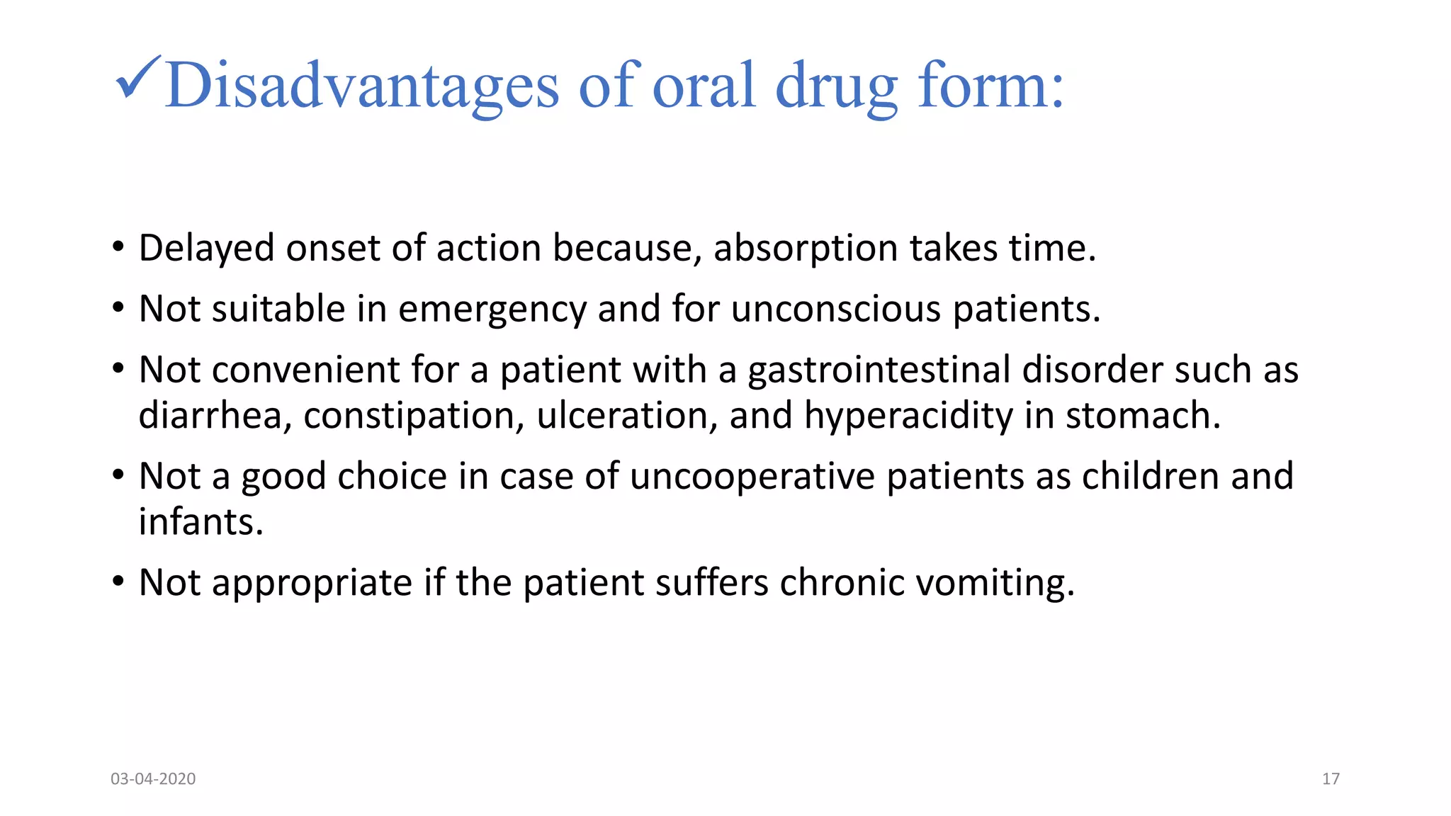 Oral Drug Delivery System | PPTX