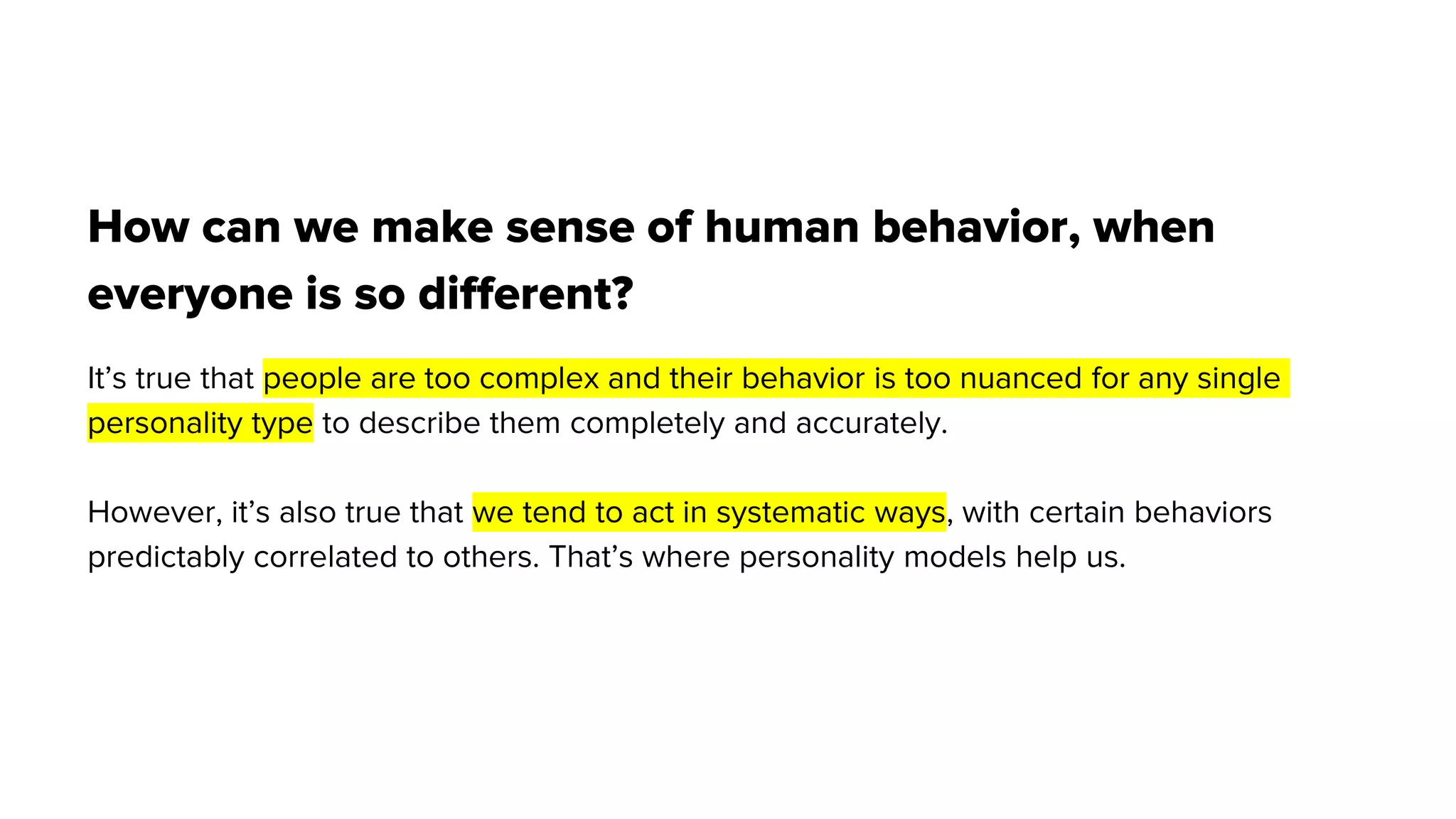 Personality & Relationship Principles | PPTX | Technology & Computing