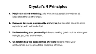 Personality & Relationship Principles | PPTX | Technology & Computing