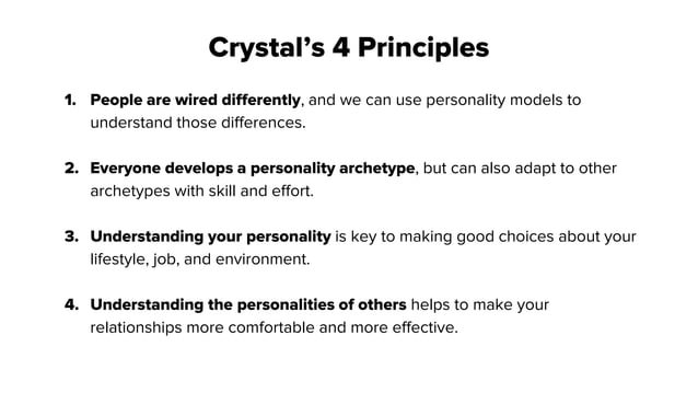Personality & Relationship Principles | PPTX | Technology & Computing