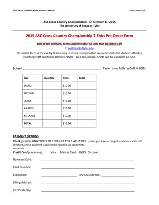 ASC Cross Country Administration Guide | PDF