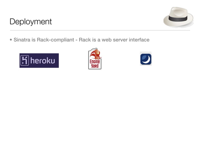 Simple REST Services With Sinatra | PPT