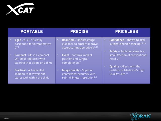 Xoran's xCAT - high resolution low dose head CT | PDF