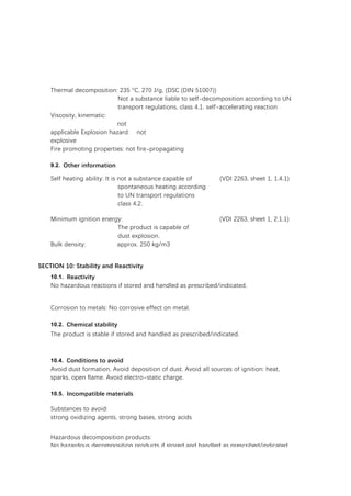 Pigment orange 64 gp cas 72102 84-2 material safety data sheet msds sds baoxu chemical | PDF